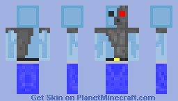 Cyborg Slime Minecraft Skin