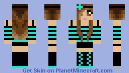 hot girl Minecraft Skin