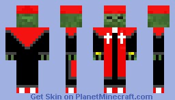 zombie monk Minecraft Skin