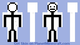 Stick Man Minecraft Skin