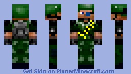 A Colonel From The Army Minecraft Skin