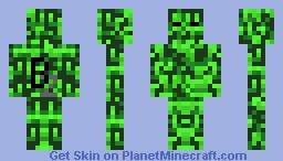 CREEPER COMANDO!!!!!! Minecraft Skin