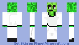 the mean in white Minecraft Skin