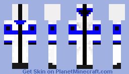 :D blue Minecraft Skin