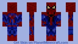 spider man 2 Minecraft Skin