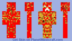 Fire Monster Minecraft Skin