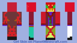 a colourful skin Minecraft Skin