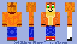 Crash Bandicoot Minecraft Skin