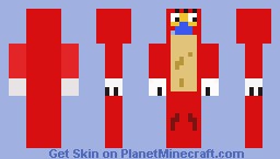Stimpy (With Moving Mouth) Minecraft Skin