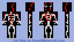 Ender Skeleton Minecraft Skin