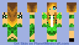 Pretty Nature Girl Minecraft Skin