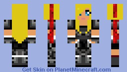 warrior girl Minecraft Skin