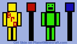 Random colors Minecraft Skin