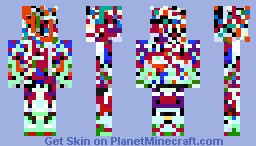 paint splat skin Minecraft Skin