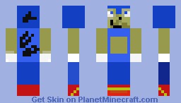 SONIC Minecraft Skin