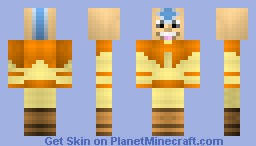 Aang AVATAR the last airbender Minecraft Skin