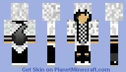 Wolf Emo Boy Minecraft Skin