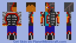 Steve the Terminator Minecraft Skin