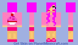 cupcake girly girl Minecraft Skin