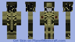 Predator With Mask Minecraft Skin
