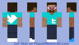 Twitter Staff Minecraft Skin