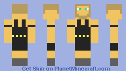Golden robot (terminator) Minecraft Skin