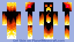 fire hunter "with head-phones" Minecraft Skin