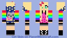 NYAN CAT GIRL Minecraft Skin