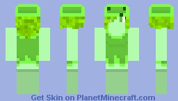slime girl Minecraft Skin