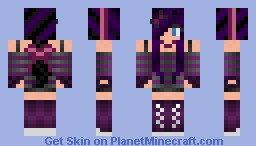 Cheshire Punk Girl Minecraft Skin