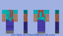 Steve without head (for halloween) Minecraft Skin