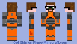 Gordon Half Life Minecraft Skin