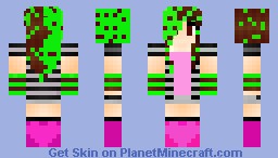 Chocolate Mint Girl Minecraft Skin
