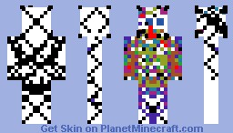 Zig zag man!(WITH AWESOME COLOR) Minecraft Skin