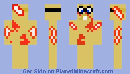Injured man Minecraft Skin