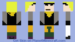 Yellow hair guy Minecraft Skin