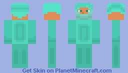 Diamond man Minecraft Skin