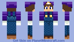 Waluigi Minecraft Skin