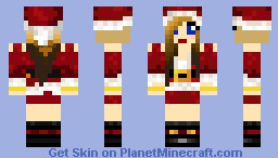 Santa Girl Minecraft Skin