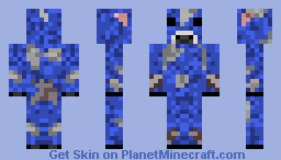 Blue Cow Minecraft Skin
