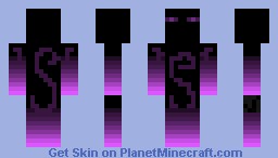Purple Enderman Minecraft Skin
