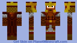 Gimli from LOTR Minecraft Skin