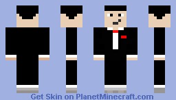 the guy in the suit Minecraft Skin