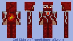 Fire Mage Minecraft Skin