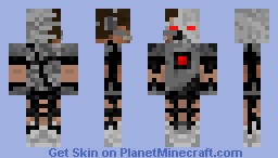 Cyborg_Steve Minecraft Skin
