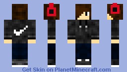 Nike boy (with headphones) Minecraft Skin