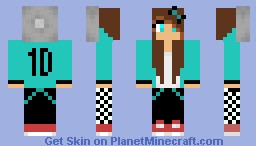 1D fan girl Minecraft Skin
