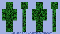 No face creeper Minecraft Skin