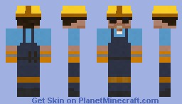 TF2 Blue Engineer Minecraft Skin