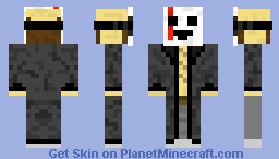 masked man Minecraft Skin